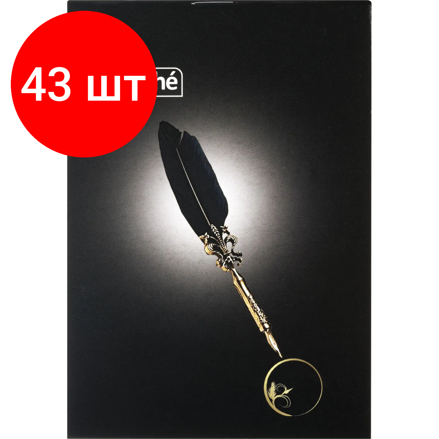 Комплект 43 штук, Блокнот Скрепка А6 32л. клетка ATTACHE офис. (БК)
