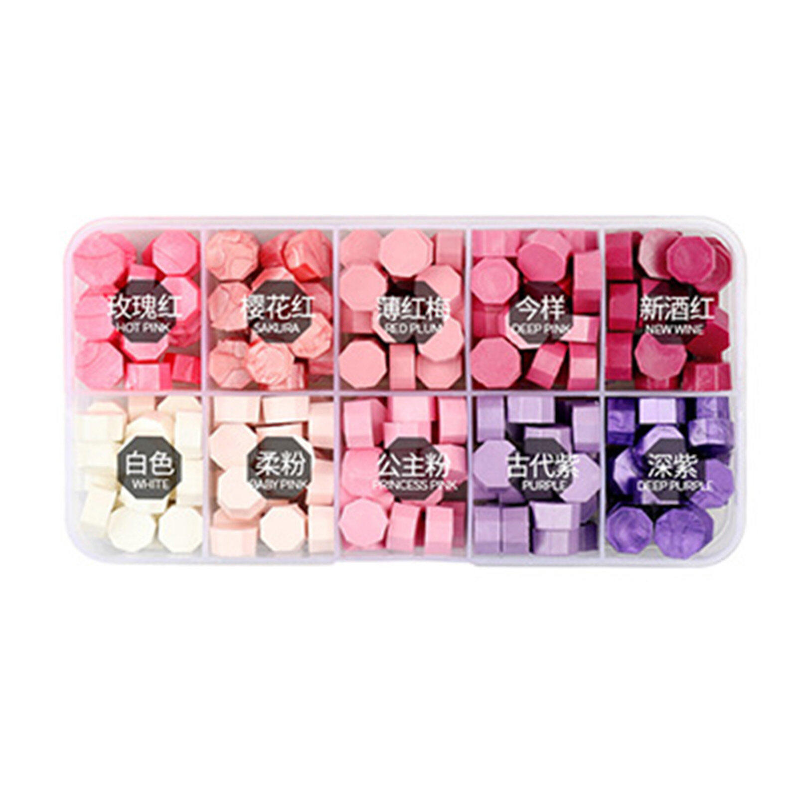 200 шт. Бусины из сургуча Красочные бусины из сургуча с коробкой для хранения для сургучных карточек с печатью Конверты Письма Свадебные приглашения Упаковка Герметизирующие украшения Ремесленные проекты