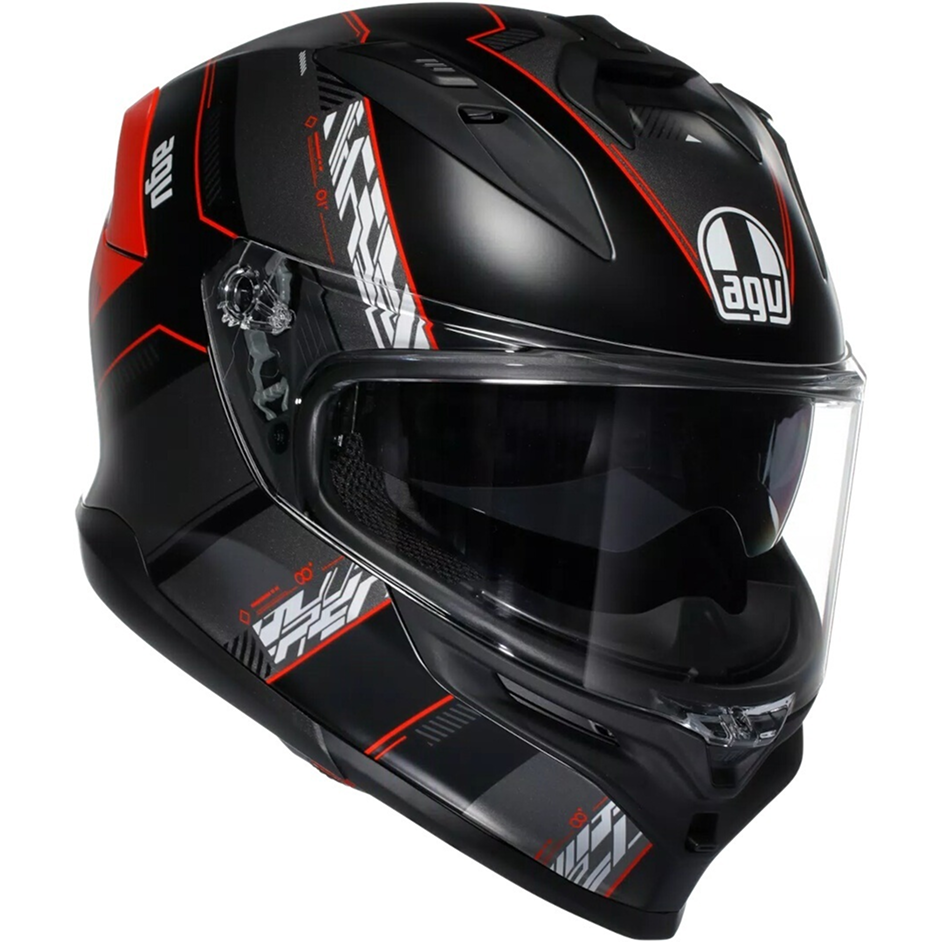 AGV K7 Kyber Black MattRed AGV 2118399001008