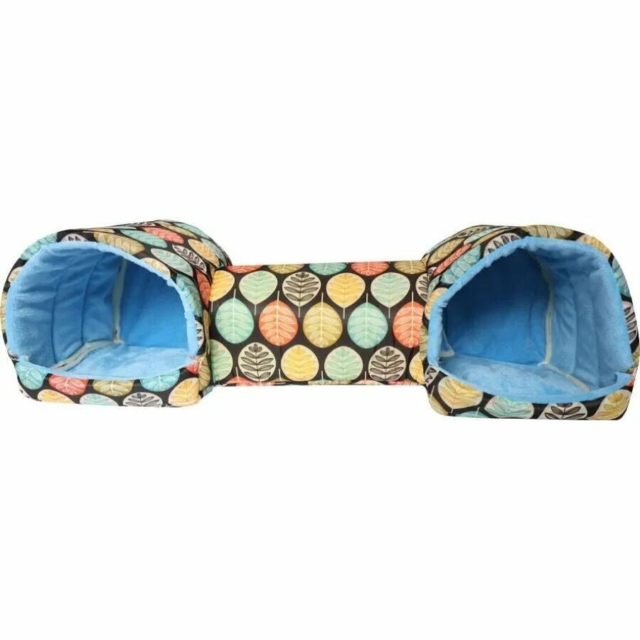 Лежанка для морских свинок, туннель-убежище с противоскользящим дном, моющаяся, для кроликов, шиншилл, хомяков и хорьков