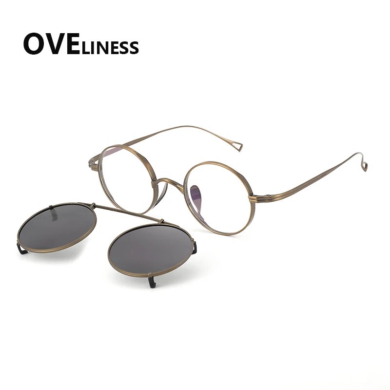 Оправа для очков Oveliness круглая, bronze grey