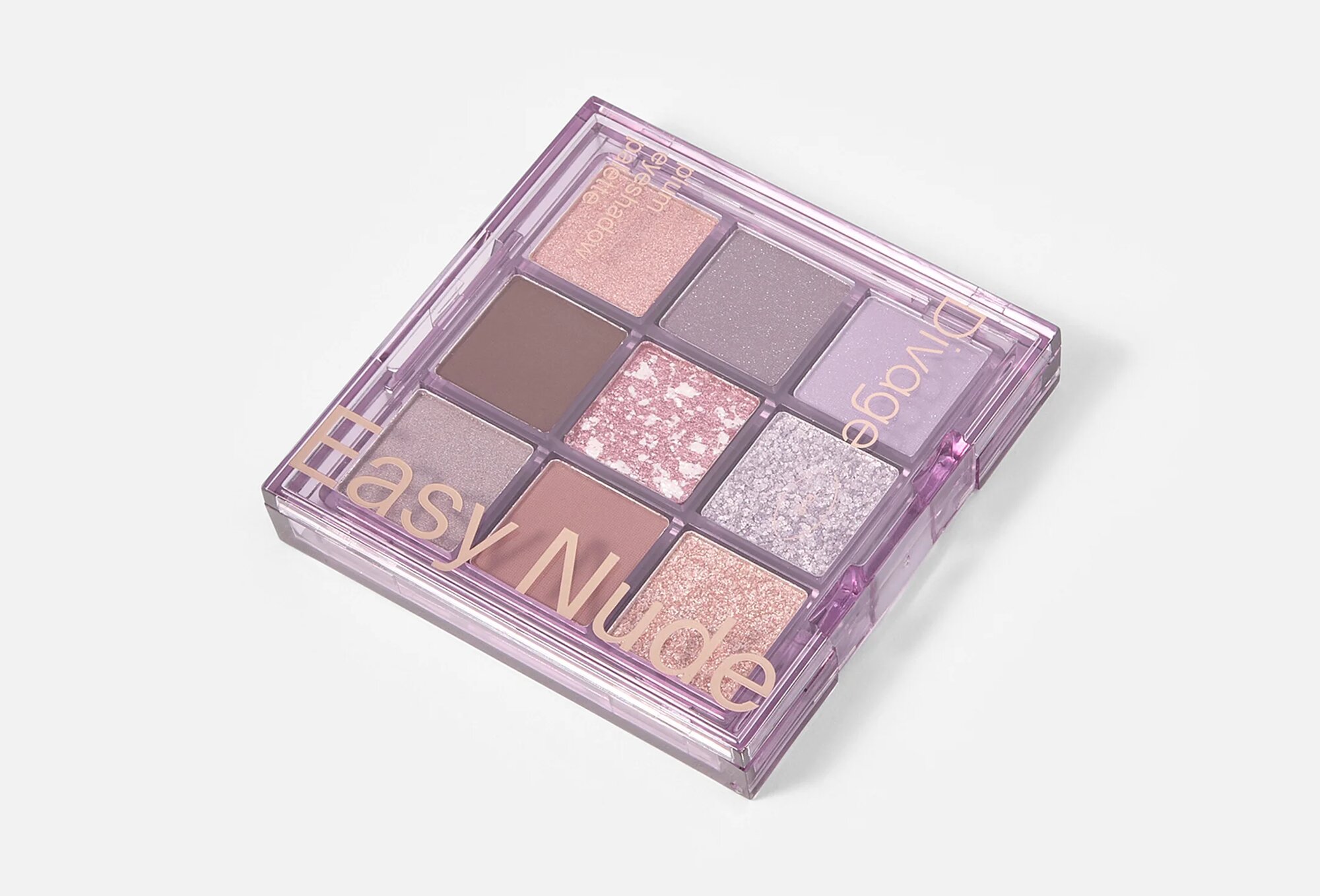 Палетка теней DIVAGE "Eyeshadow Palette Easy Nude Plum", не тестируется на животных — фото 1