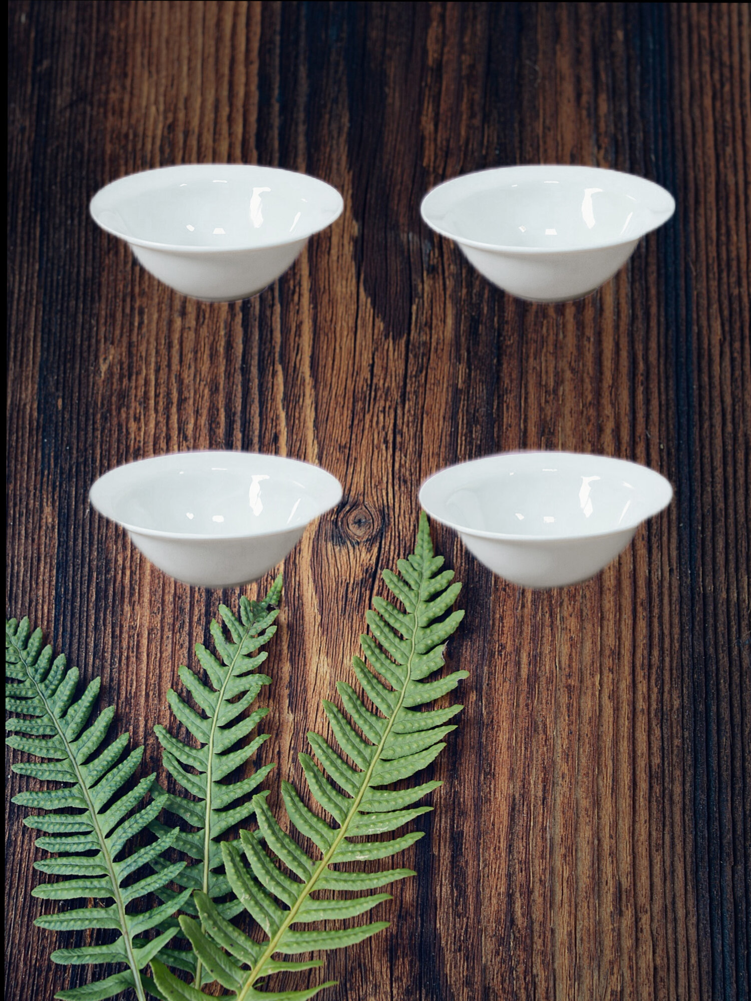 Тарелка глубокая миска фарфор глубокая 550 мл, 4 штуки, Добрушский фарфоровый завод