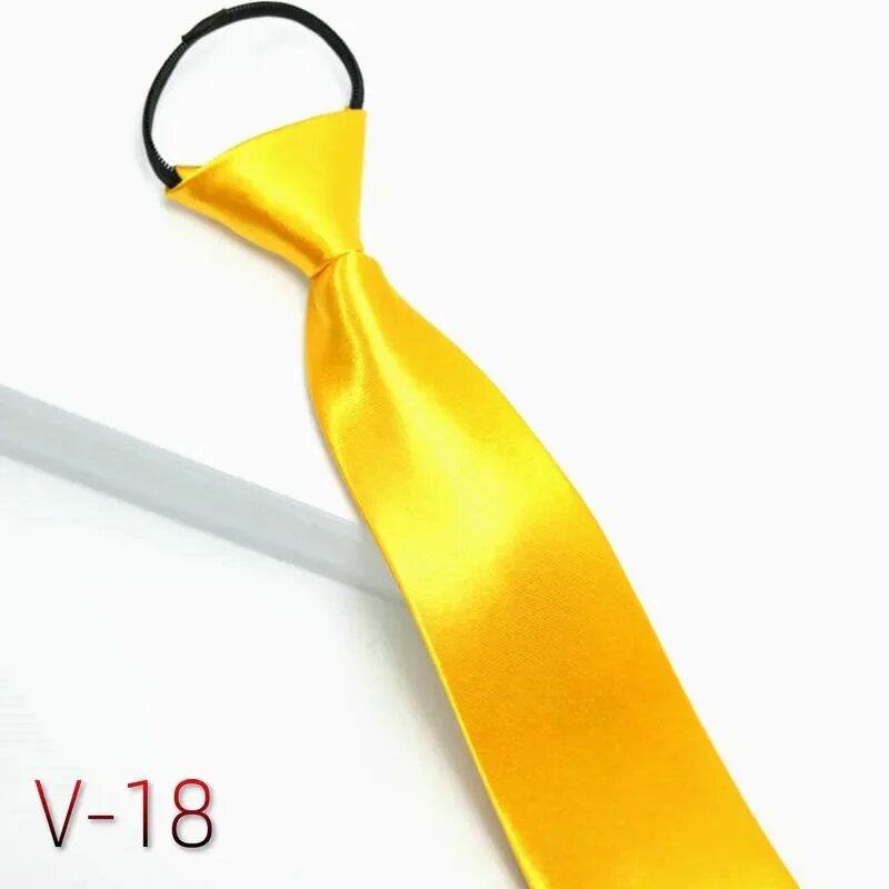 Желтый галстук V18