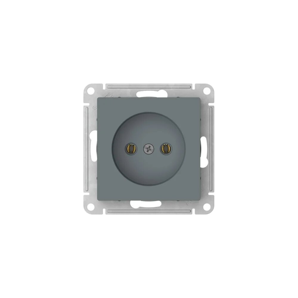 Розетка Systeme Electric ATLASDESIGN без заземления без шторок, 16А, мех, быстрозажимные клеммы, грифель ATN000741S