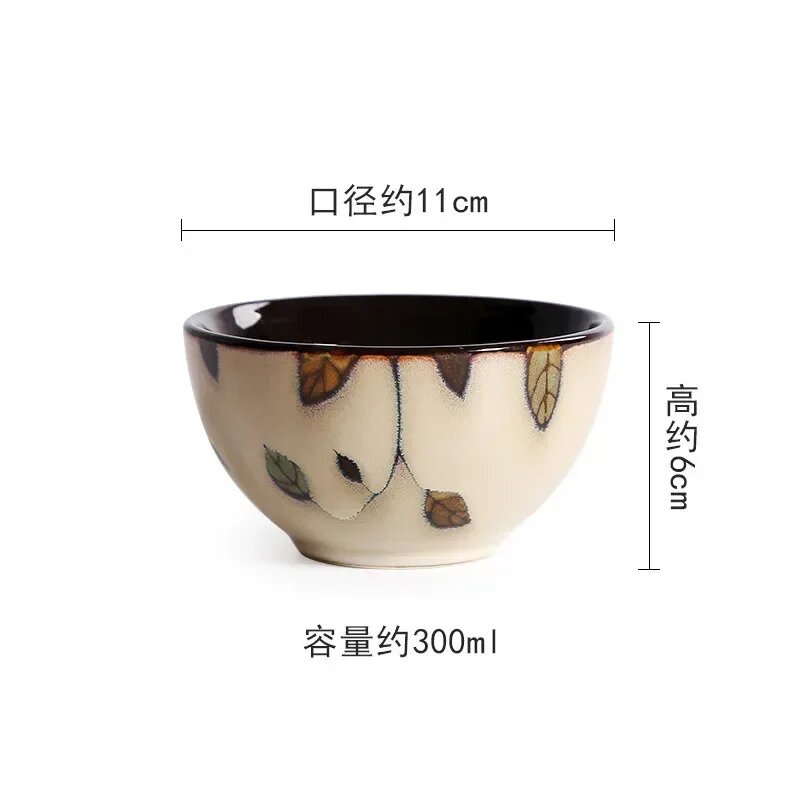 Квадратная керамическая тарелка JINGDE CERAMICS с ручной росписью E--1PC
