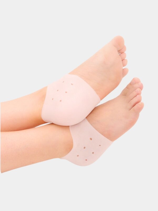 Увлажняющие силиконовые косметические носки для заживления трещин на пятке, 2 штуки
