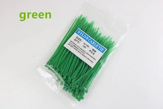 Хомут 3мм x 100мм, 100 шт, Нейлон