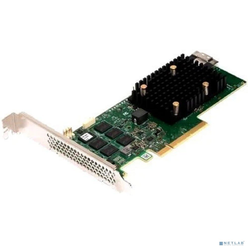 Broadcom 05-50077-01\03-50077-01 Контроллер MegaRAID 9560-8I SGL (05-50077-01) PCIe 4.0 x8 LP, SAS/SATA/NVMe, RAID 0,1,5,6,10,50,60, 8port(1 * int SFF8654), 4GB Cache