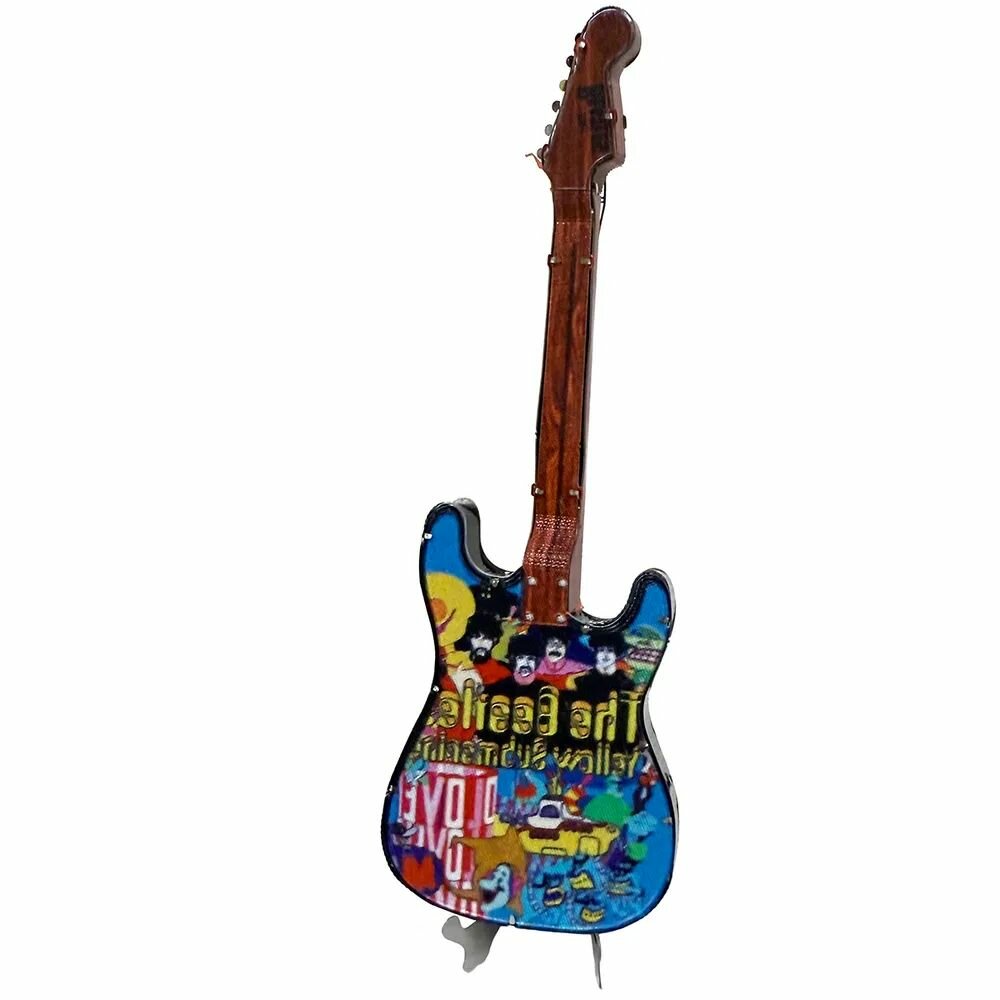 3D Металлическая головоломка DIY Модель игрушек /Красочная гитара