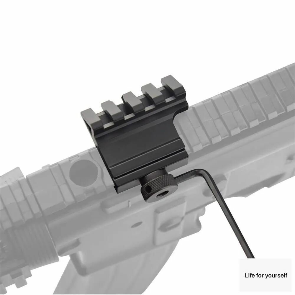 Планка на вивер угол 45* для установки фонаря, ЛЦУ, коллиматора