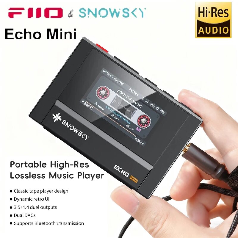 FiiO SnowSky Echo Mini MP3-плеер Pink — фото 1
