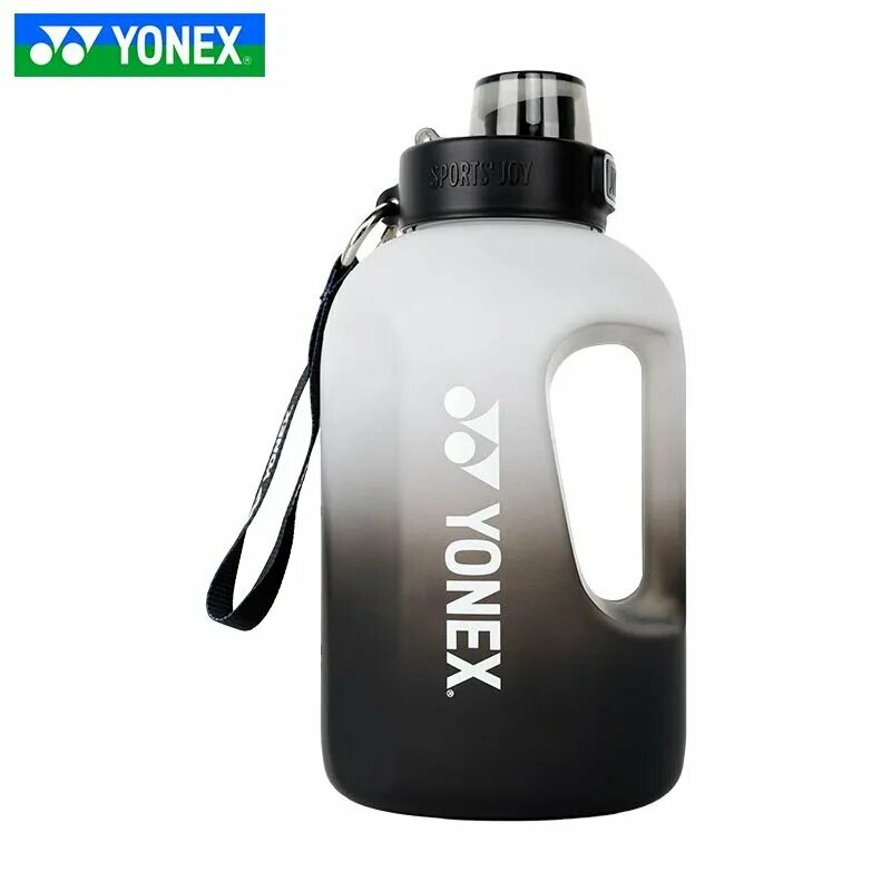 Спортивная бутылка Yonex 2000мл, черный матовый/светло-серый