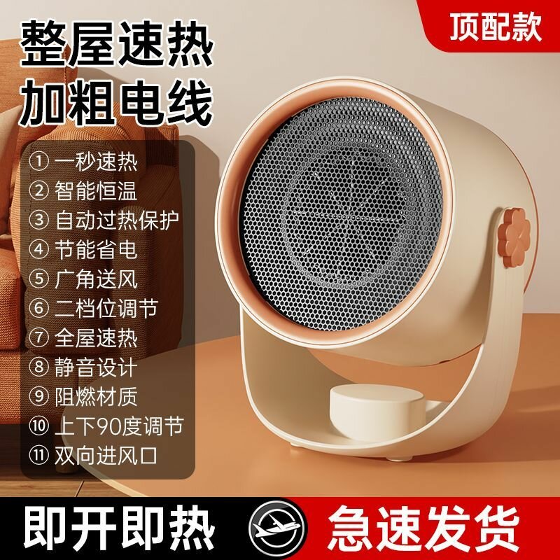 Немецкий электрический обогреватель, вентилятор, быстрое нагревание, маленький обогреватель для дома, общежития, офисного стола, теплый обогреватель для ног