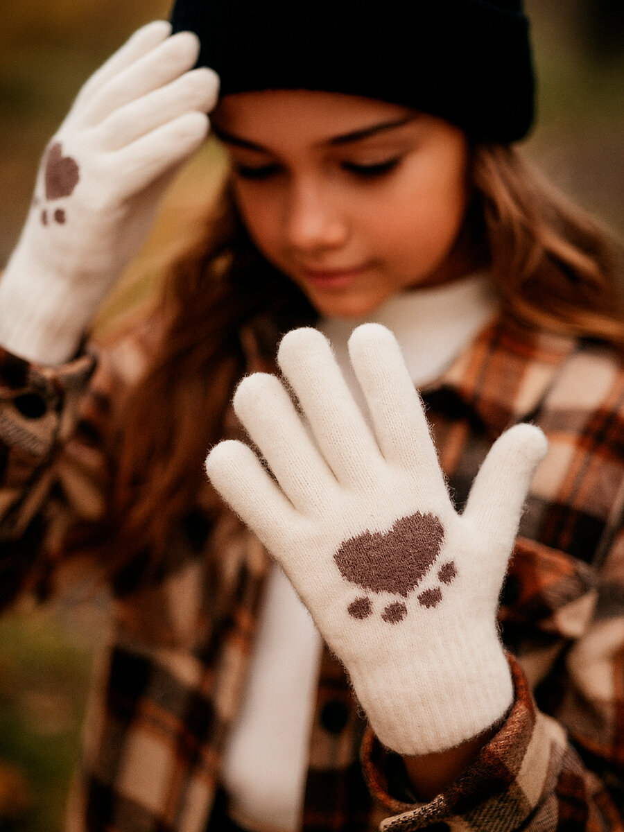 Перчатки Зима 2026 для девочек