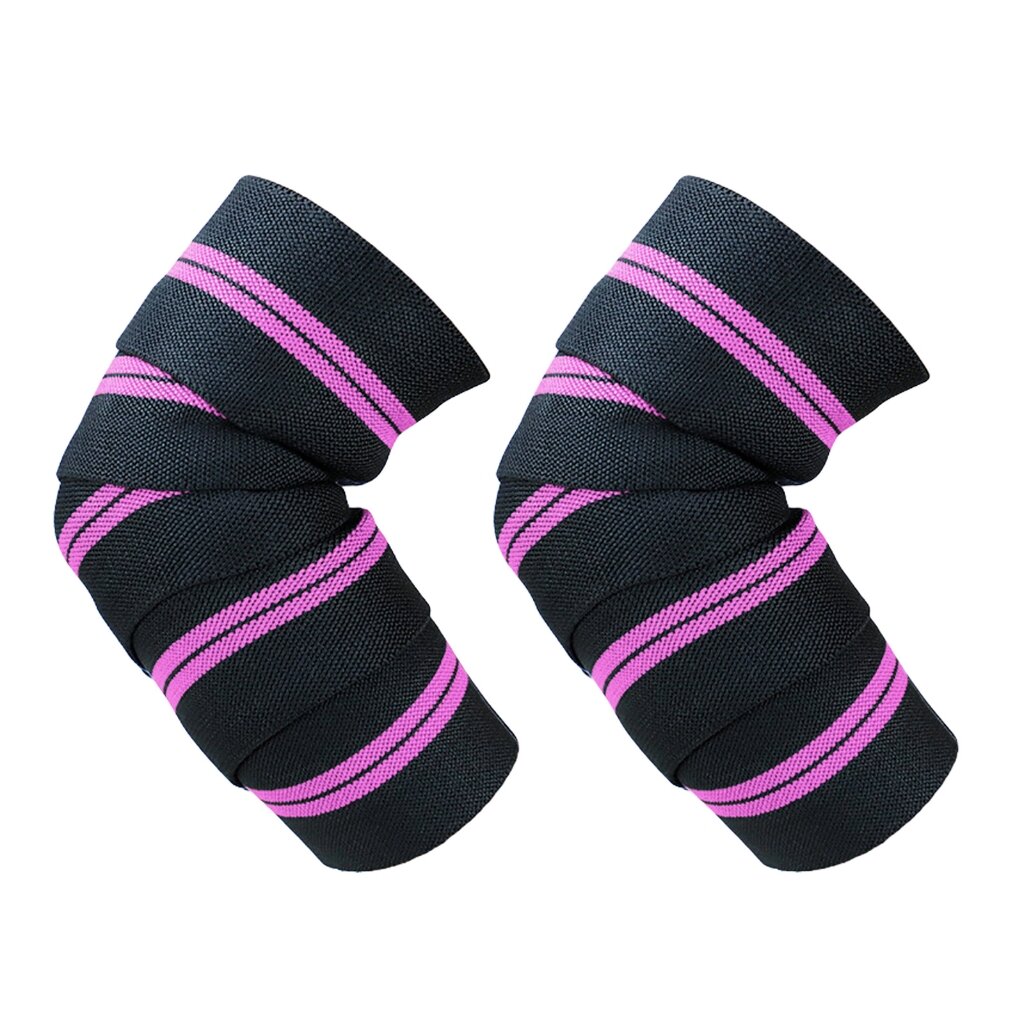 Налокотники для фитнеса, защита от бандажа, наматываемые, регулируемые, дышащие налокотники, защитное снаряжение-фиолетовый