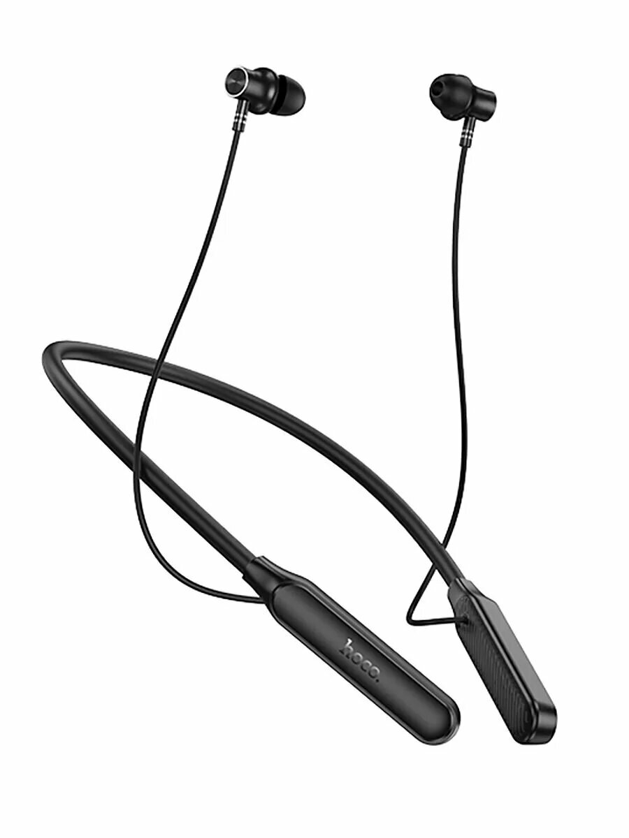 Наушники Bluetooth с микрофоном Hoco ES74, магнитные, цвет черный / беспроводные на шею