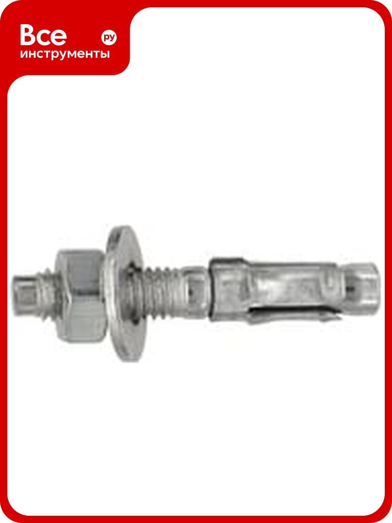 Анкер клиновой европартнер MULTI PRO оцинкованный 6x40 мм 2 шт MPR 0387