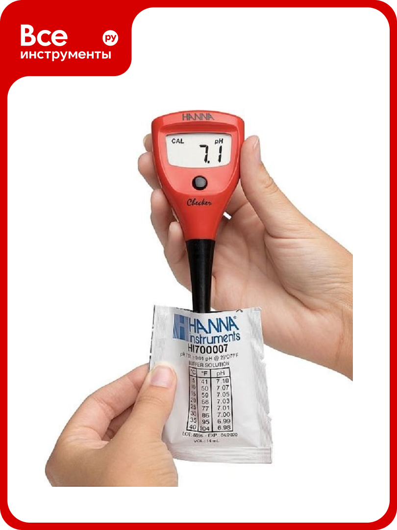 РН-метр карманный HANNA instruments Checker 1 HI98103