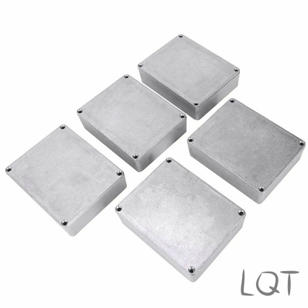 5 шт. Педаль эффектов для гитары алюминиевый корпус Stomp Box 1590BB