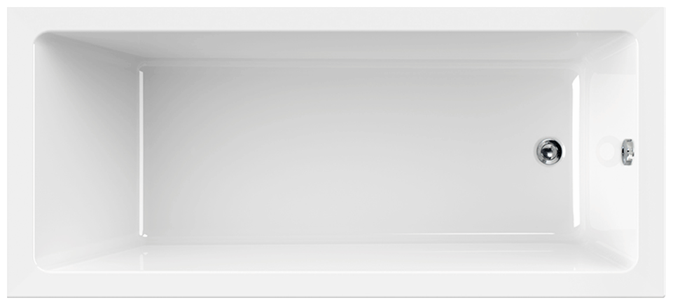 Cezares Ванна акриловая Cezares PLANE SOLO-180-80-49-W37 Plane Solo, белый (без каркаса)