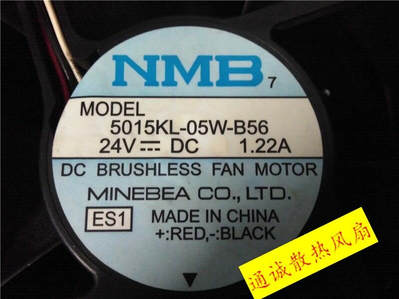 NMB 5015KL-05W-B56 24V 1.22A 12.7CM 12738 Контроль температуры, инвертор, вентилятор