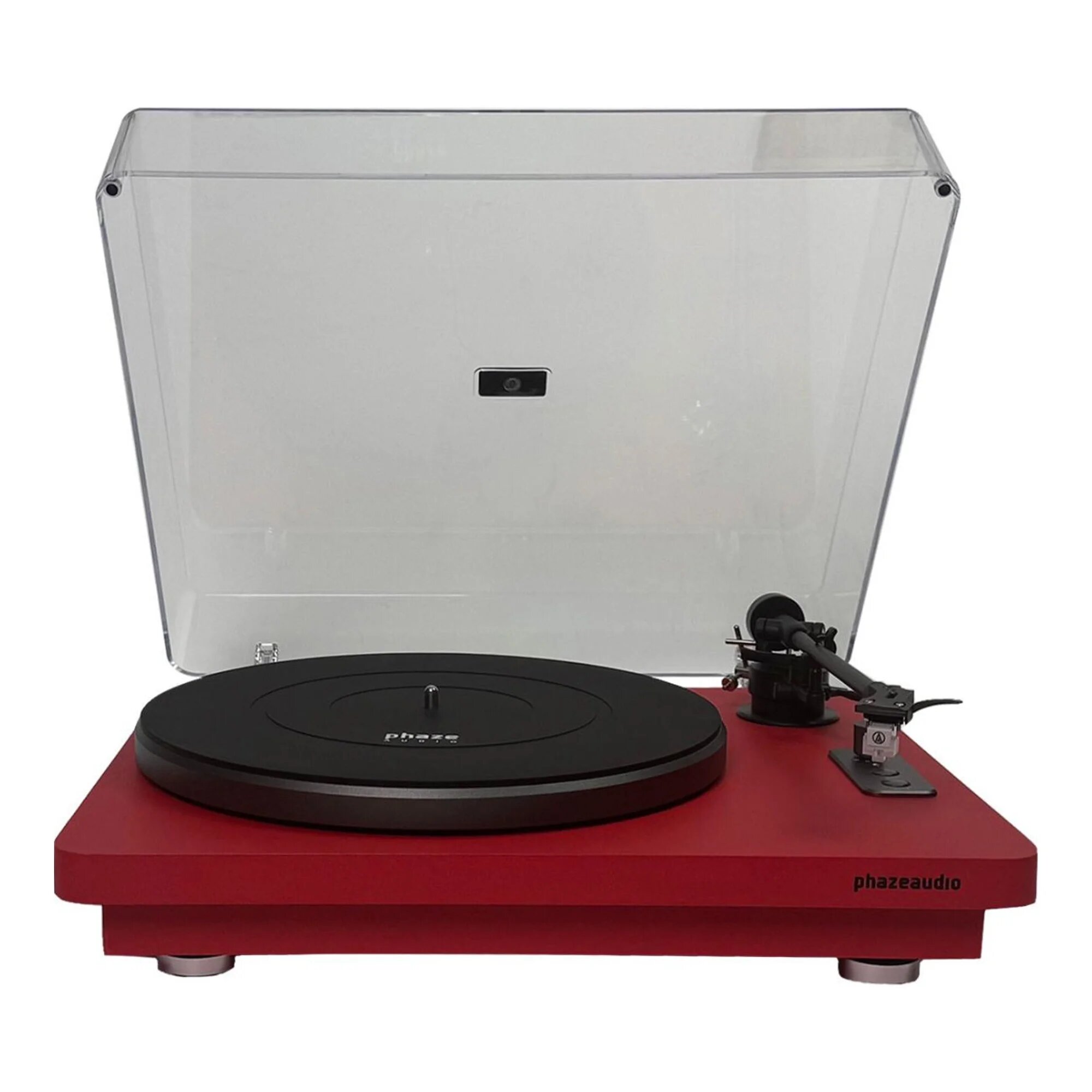 Проигрыватель винила Phaze Audio Diana MK2 shadow, с крышкой, красный