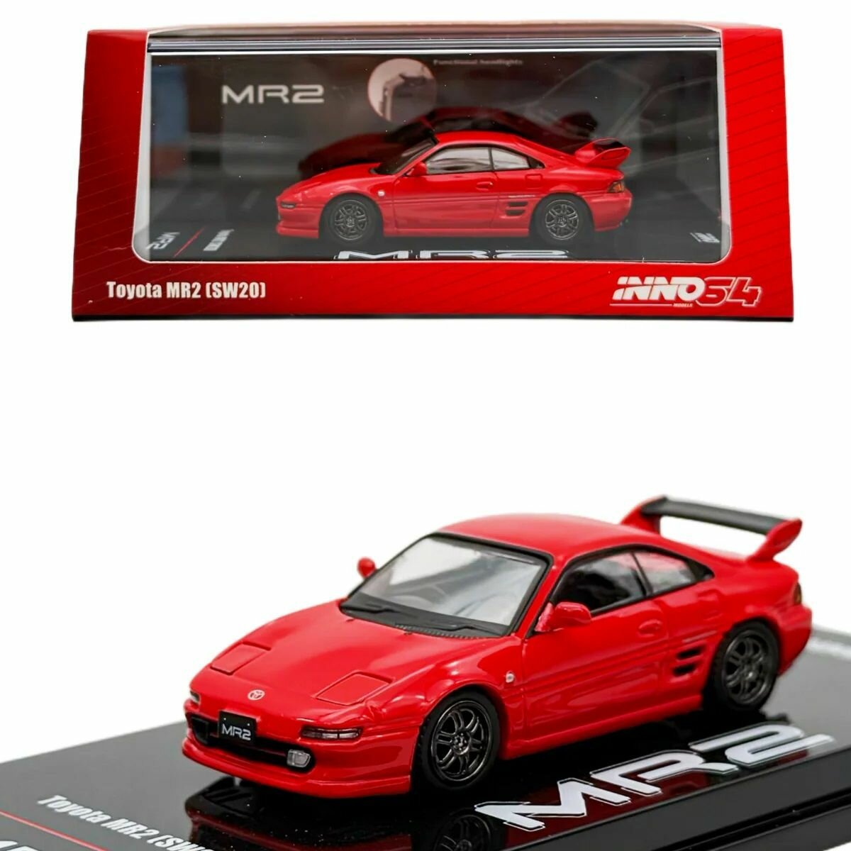 INNO64 Toyota MR2 (SW20) Red - коллекционная машинка