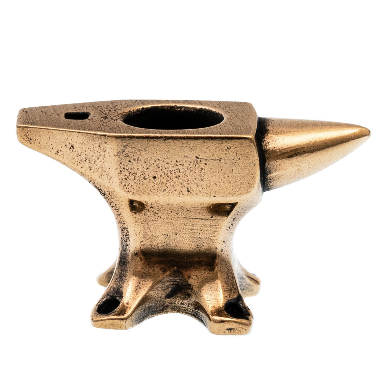 Бусина для темляка Наковальня, латунь