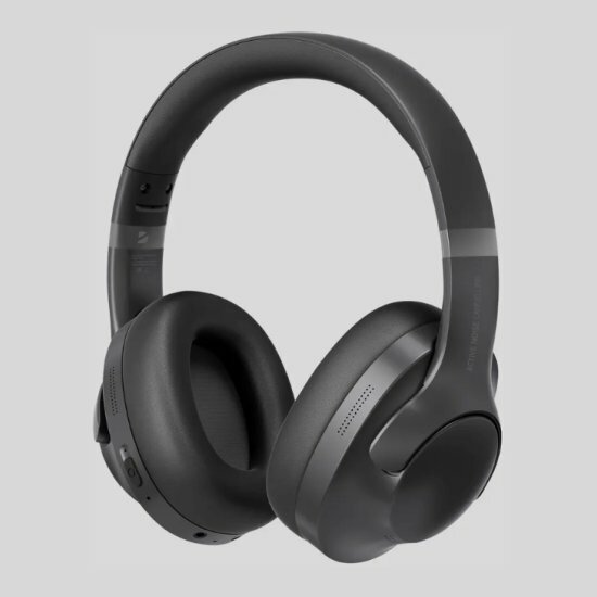 Беспроводные наушники Deppa , BT 5.4, ANC/ENC, накладные, черный(44302)