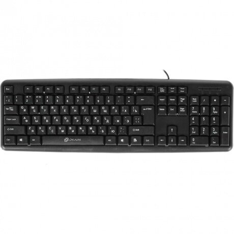 Клавиатура Oklick 180V2 черный USB