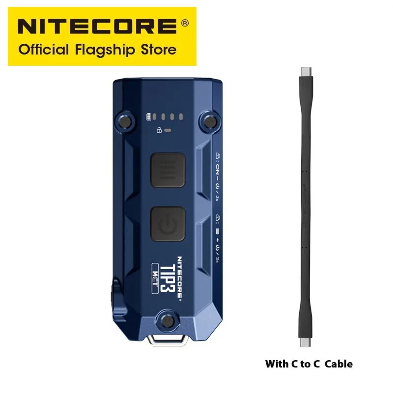 NITECORE TIP3 EDC Фонарик 720 люмен