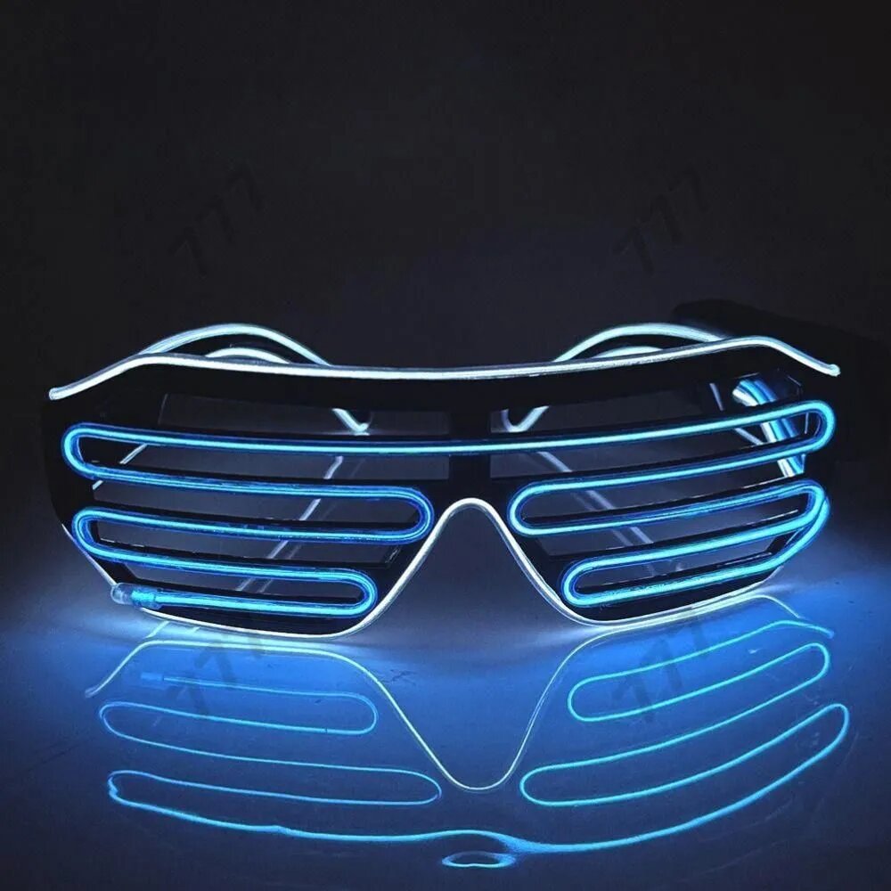 Светодиодные очки для вечеринок, ночных клубов и праздничных мероприятий
