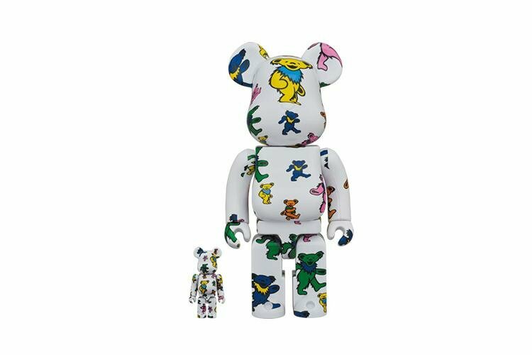 Фигурка унисекс BE@RBRICK GRATEFUL DEAD DANCING BEAR, 100%+400%