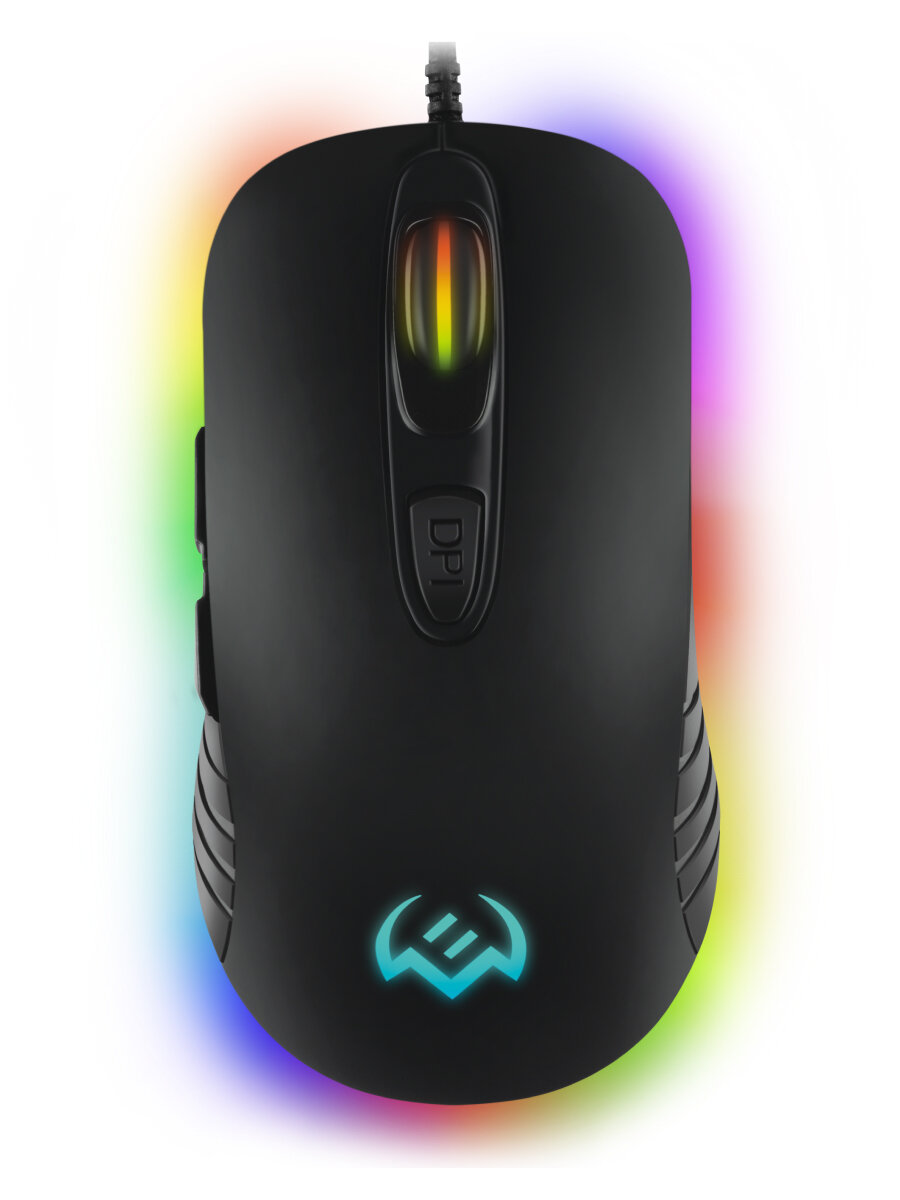 Мышь проводная SVEN RX-G820 black (USB, 4800dpi, 7but) (SV-017002)