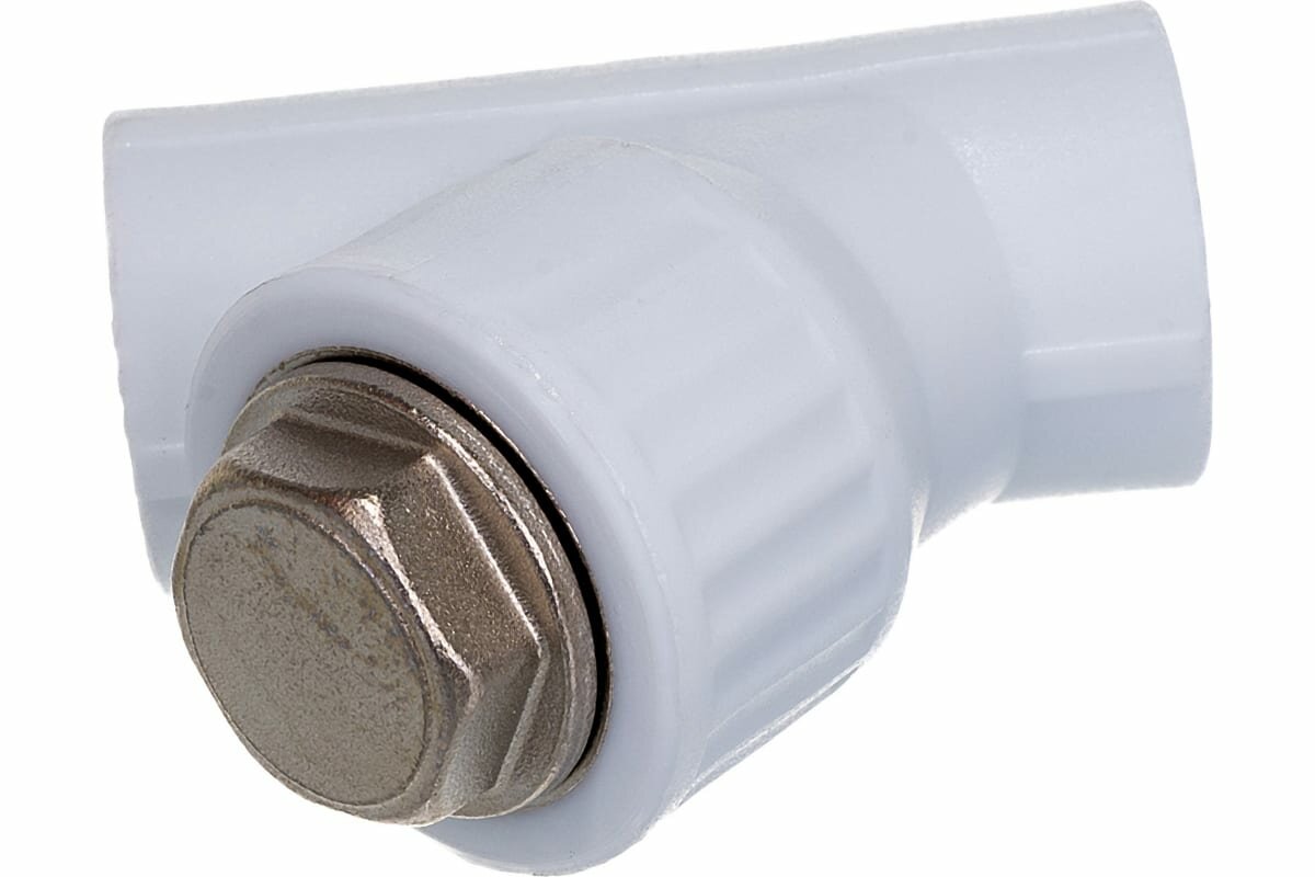 Фильтр сетчатый косой PPRC DN25 полипропиленовый, латунь ВН х ВН