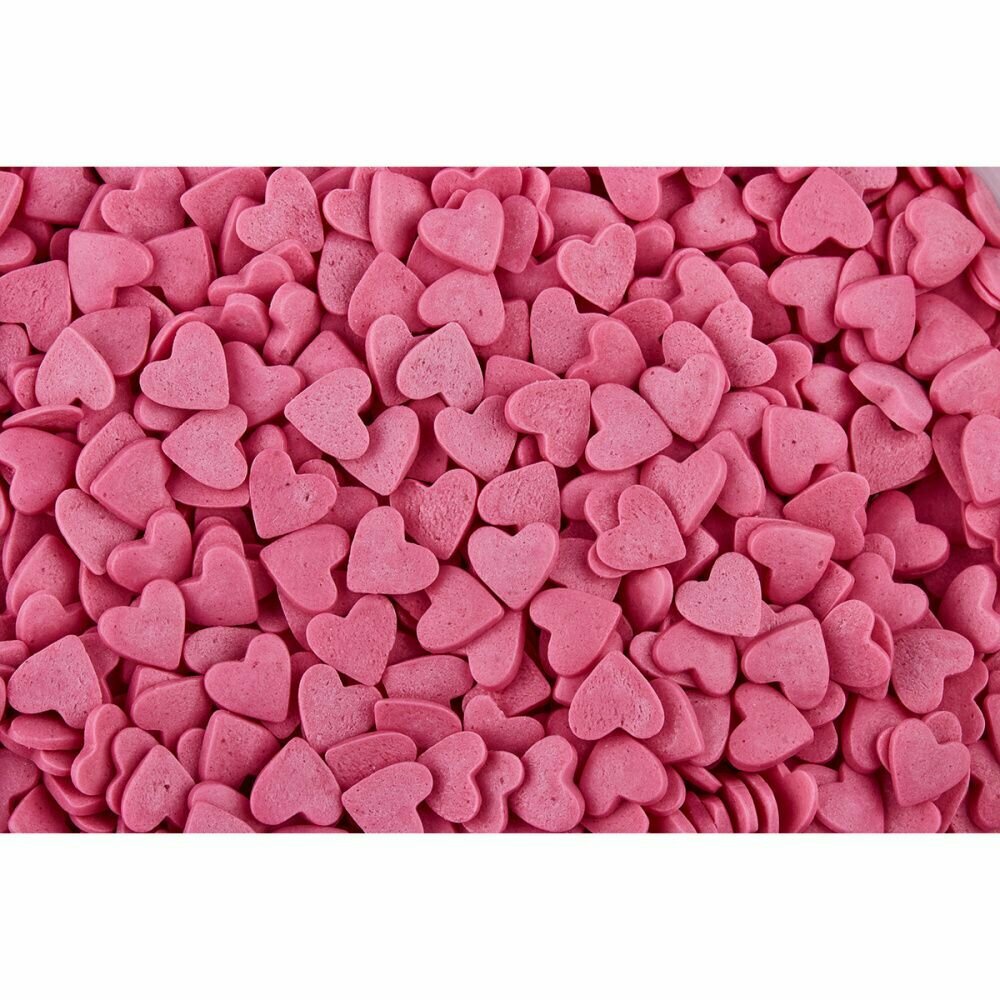 Посыпка кондитерская декоративная "Сердечки розовые" 50 г