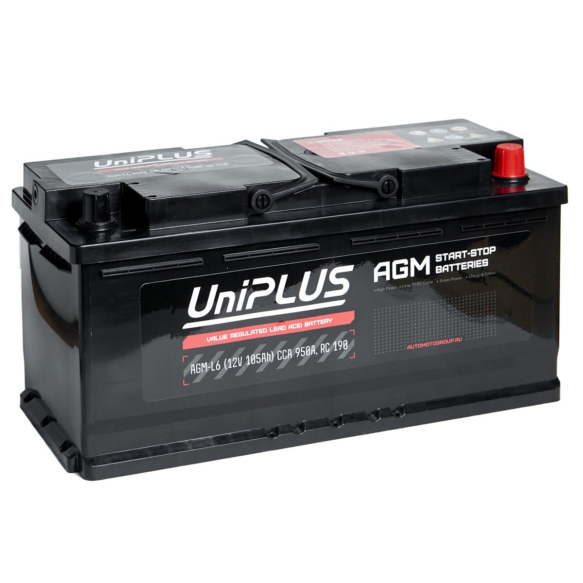 Автомобильный аккумулятор Leoch UPLUS AGM 105R