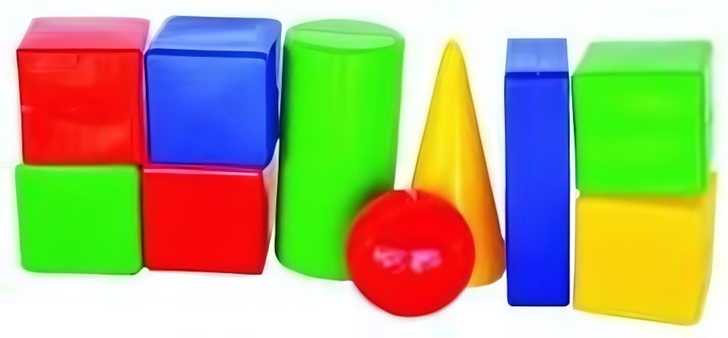 Конструктор "Строитель" XL 10 деталей, мягкие пластиковые фигурки для детей