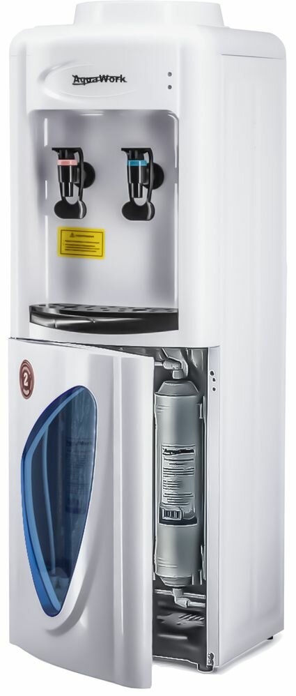 Пурифайер Aqua Work 0.7-LDR/SF+F белый с нагревом и электронным охлаждением