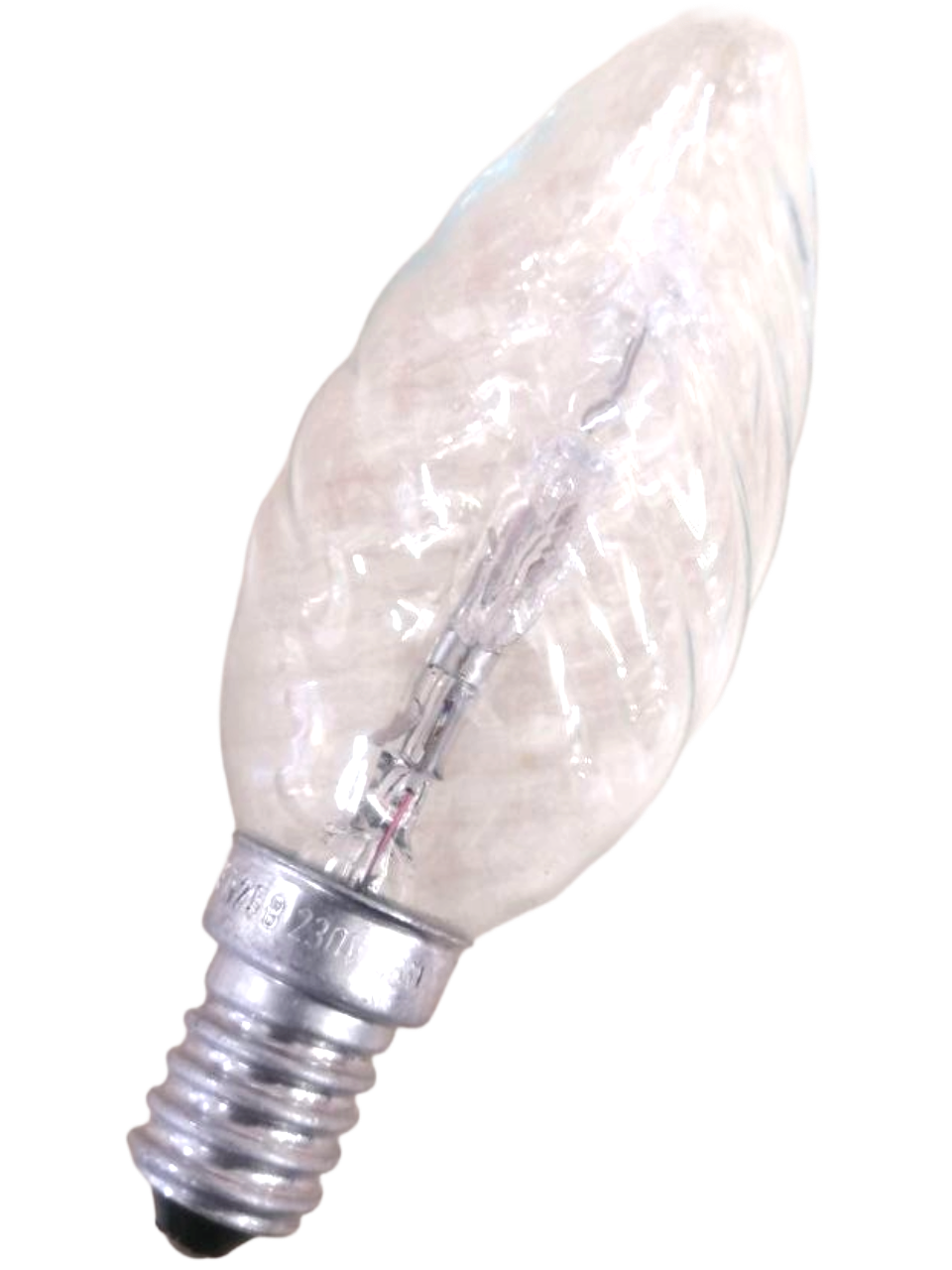 Лампа галогенная Osram 64543 BW PRO 46W (=60W) 230V E14 630lm 2000 часов d=35 h=104 OSRAM витая свеча прозрачная