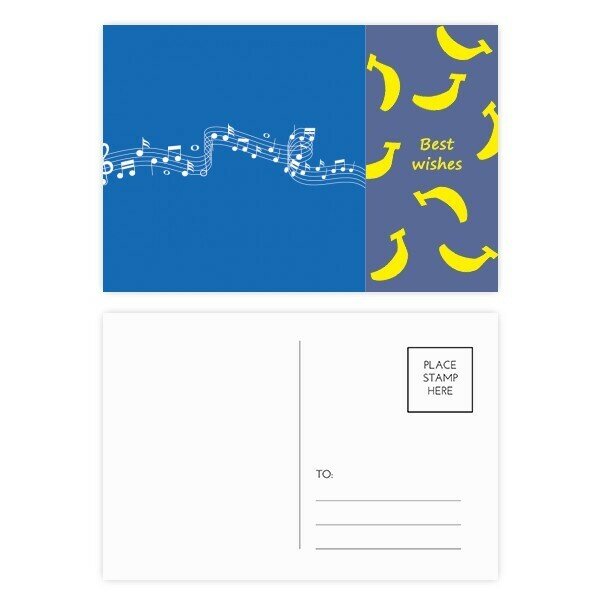 Blue Terweavg Music 5 - le Staff банановая открытка пакет благодарность