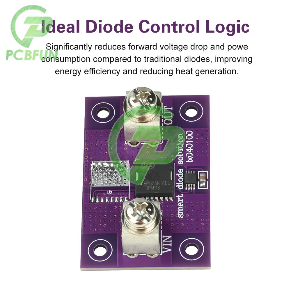 Диодный модуль PCBFUN 40A без клемм — фото 1