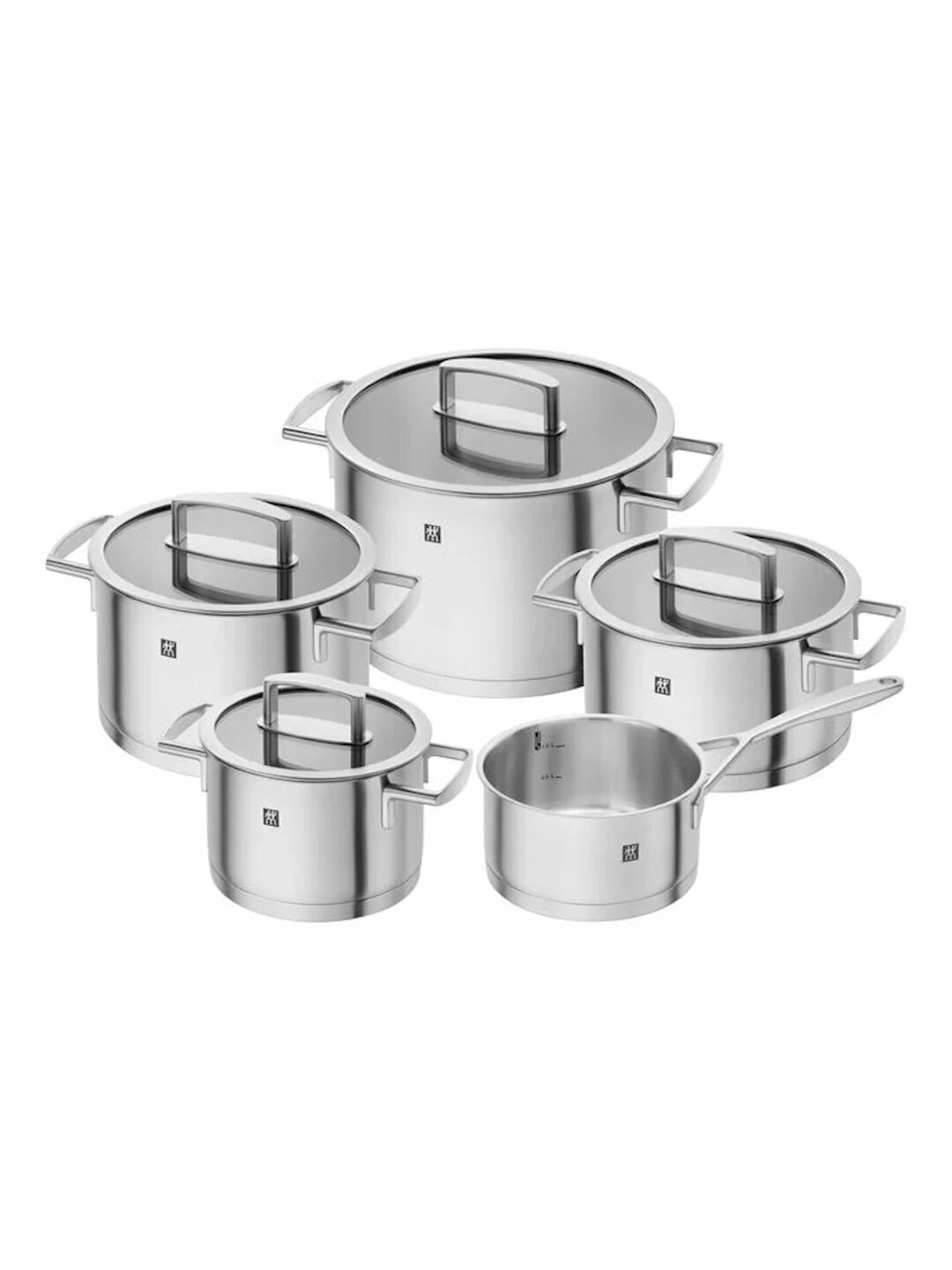 Набор кастрюль 5 пр. ZWILLING Vitality, нержавеющая сталь, индукционные