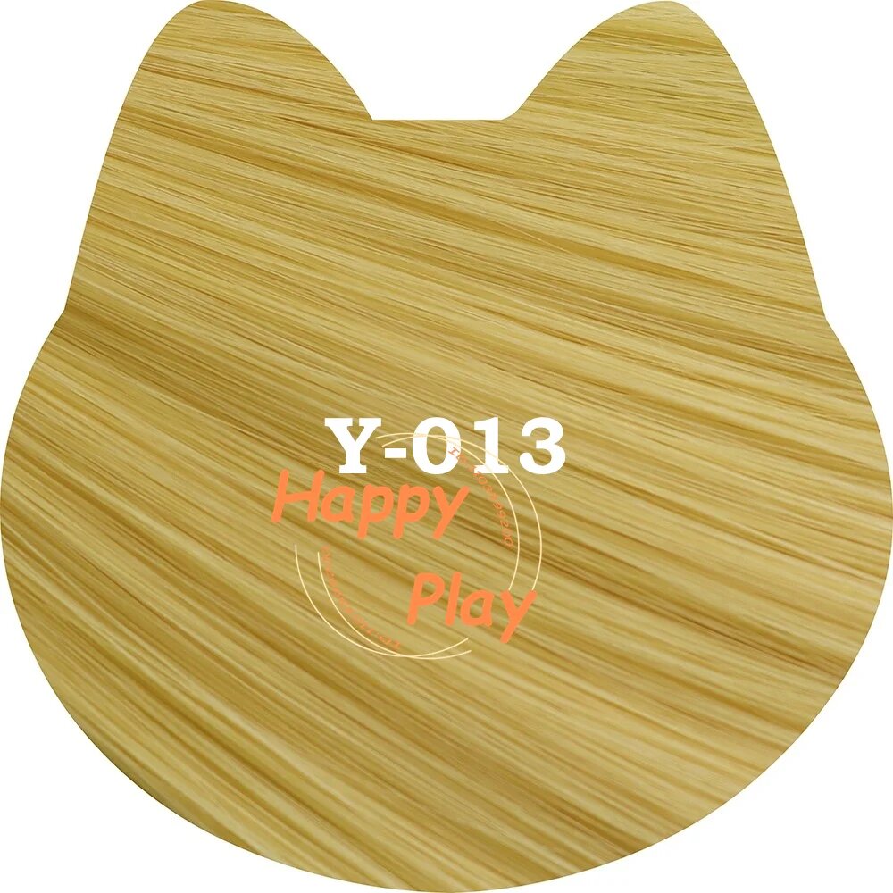 Синтетический парик для косплея желтый 100 см Y-013