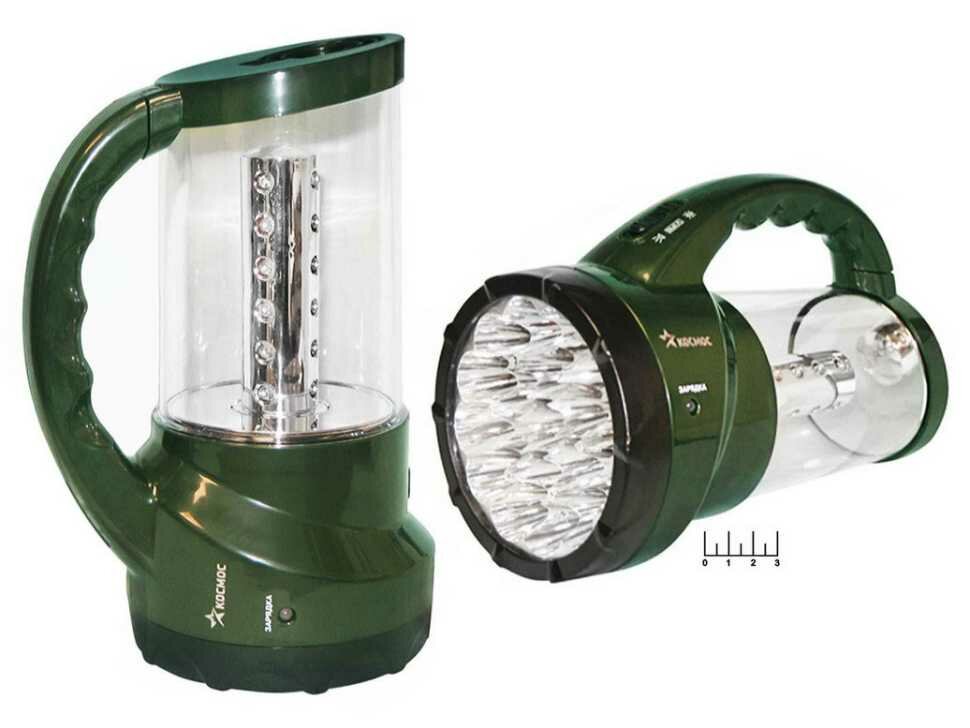 Фонарь 19+24 светодиода кемпинг Космос KOCAP2008L