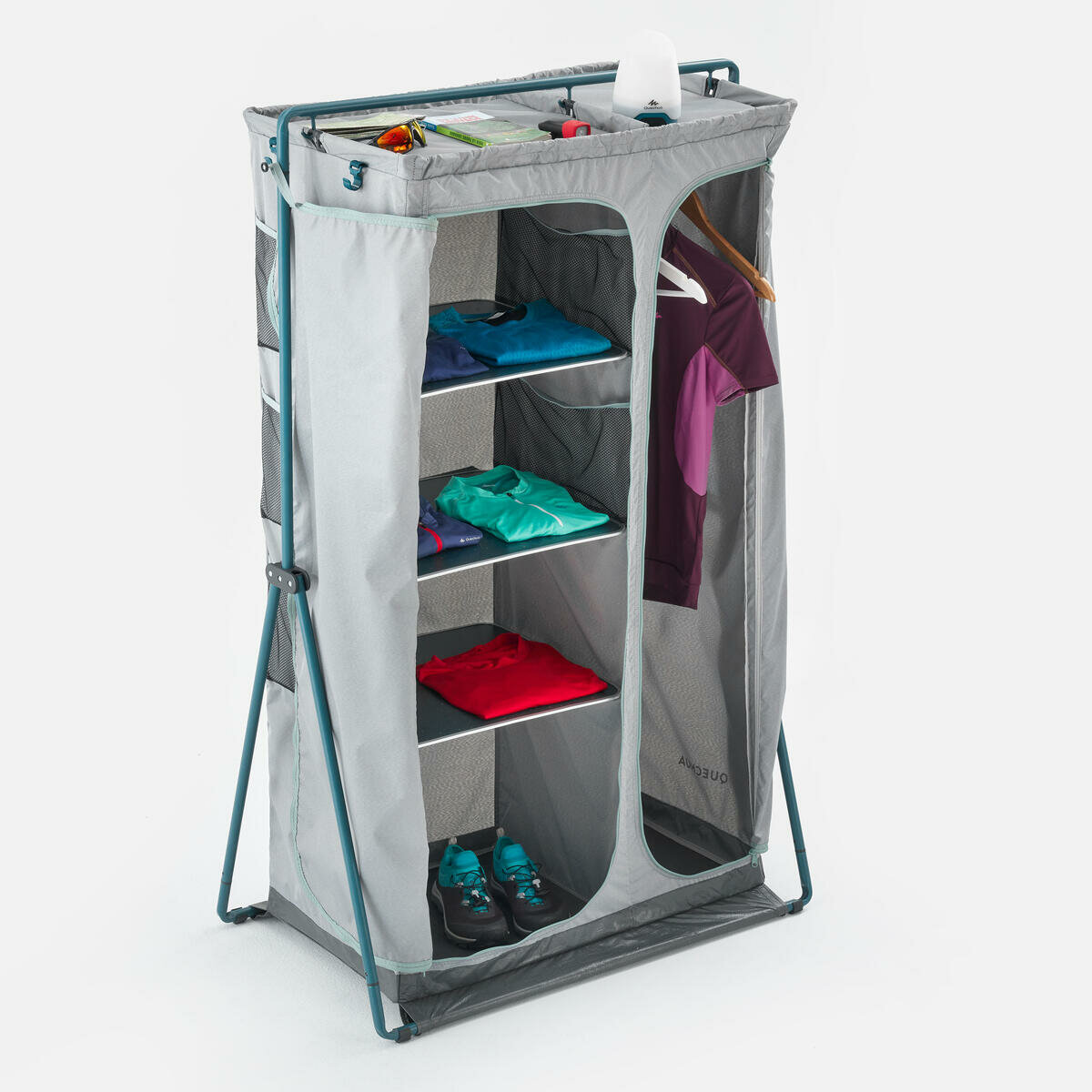 Походный шкаф Decathlon Quechua Confort, складной, 5 отделений, 290л, 55x100x147см