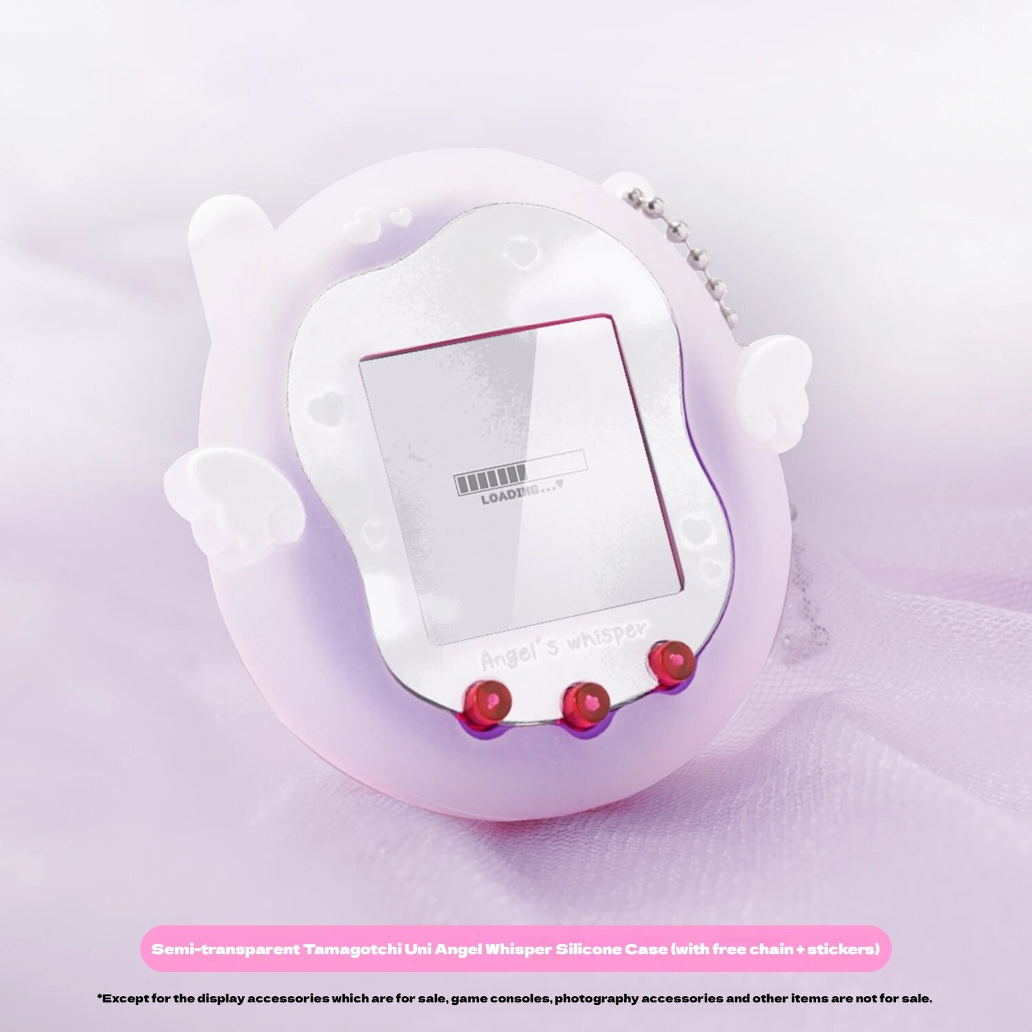 Силиконовый чехол Tamagotchi Uni Angel Whisper Transparent White