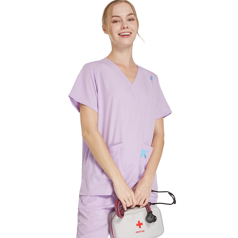 Быстросохнущие эластичные хирургические костюмы, женские хирургические униформы, мужские хирургические униформы с длинными и короткими рукавами, летние хирургические костюмы.