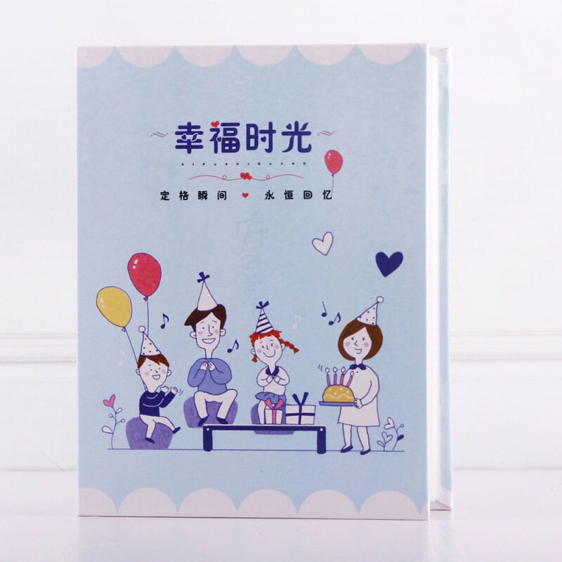 Фотоальбом в одной упаковке: семейный фотоальбом, фотоальбом для пар, памятный альбом для записи роста ребенка, детский фотоальбом с вкладными страницами.